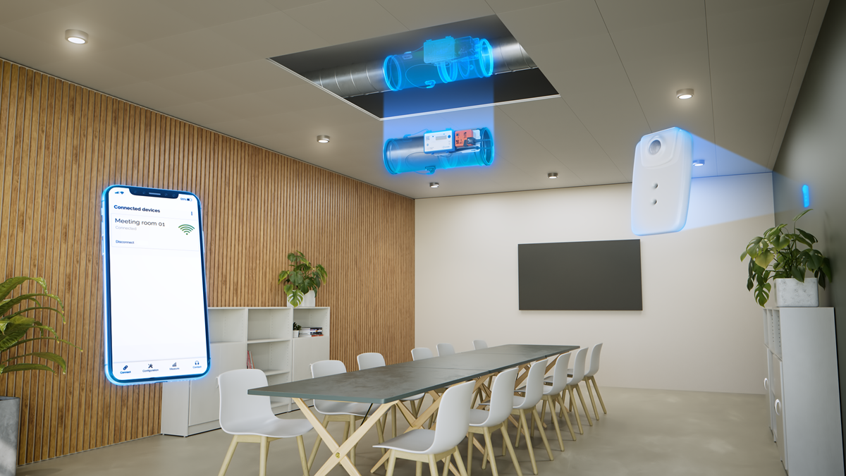 UltraLink Controller | Ultrasonic VAV Damper for DCV & Extract Air - Lindab