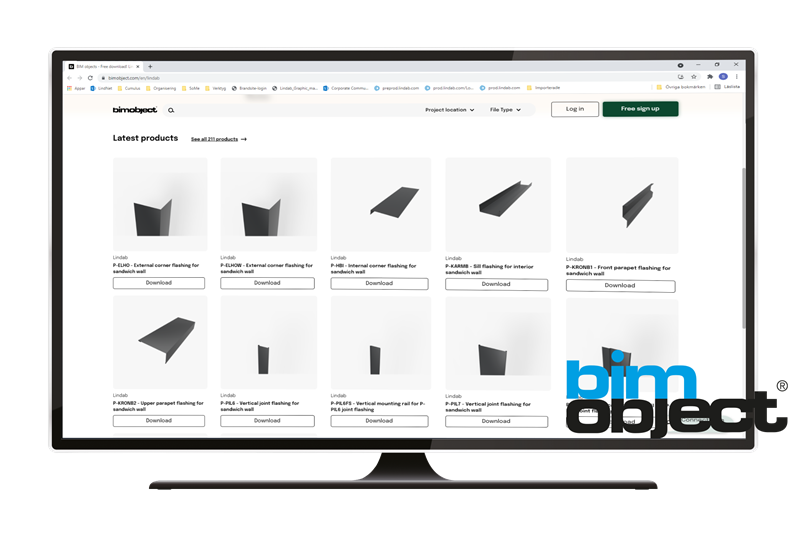 BIM objects - Lindab